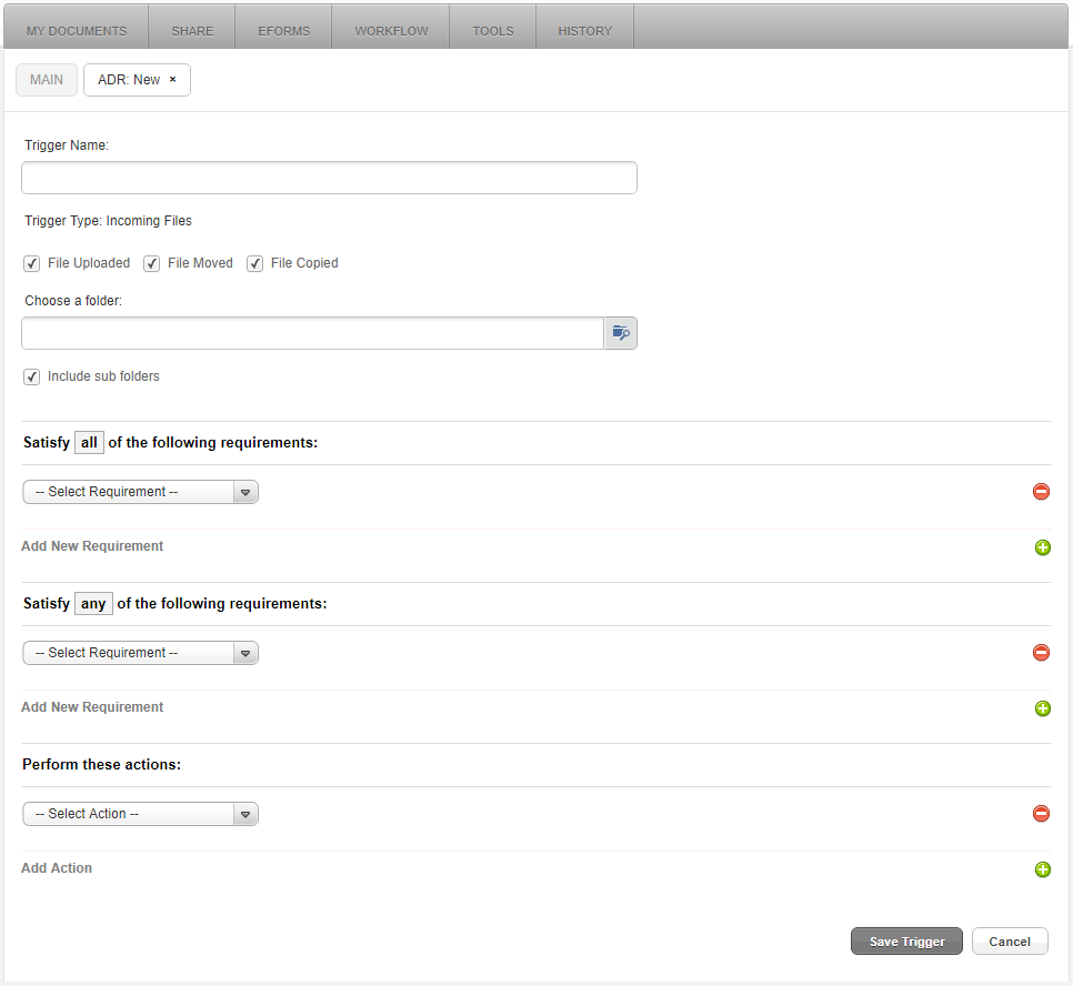 ADR- Automatic Document Recognition – Support Center