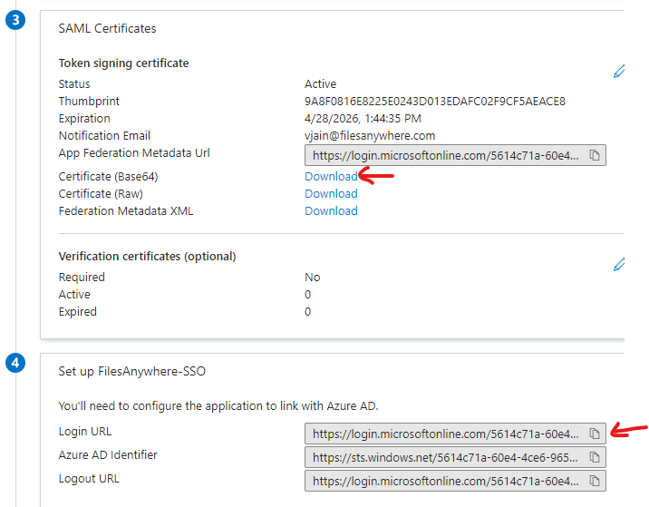 Configuring Azure AD SAML2.0 – Support Center