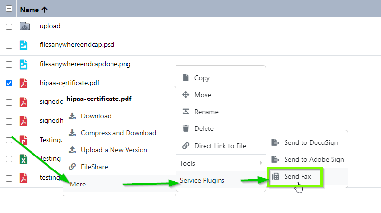 New Look Faxing Support Center