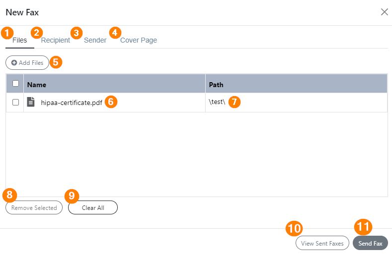 New Look Faxing Support Center