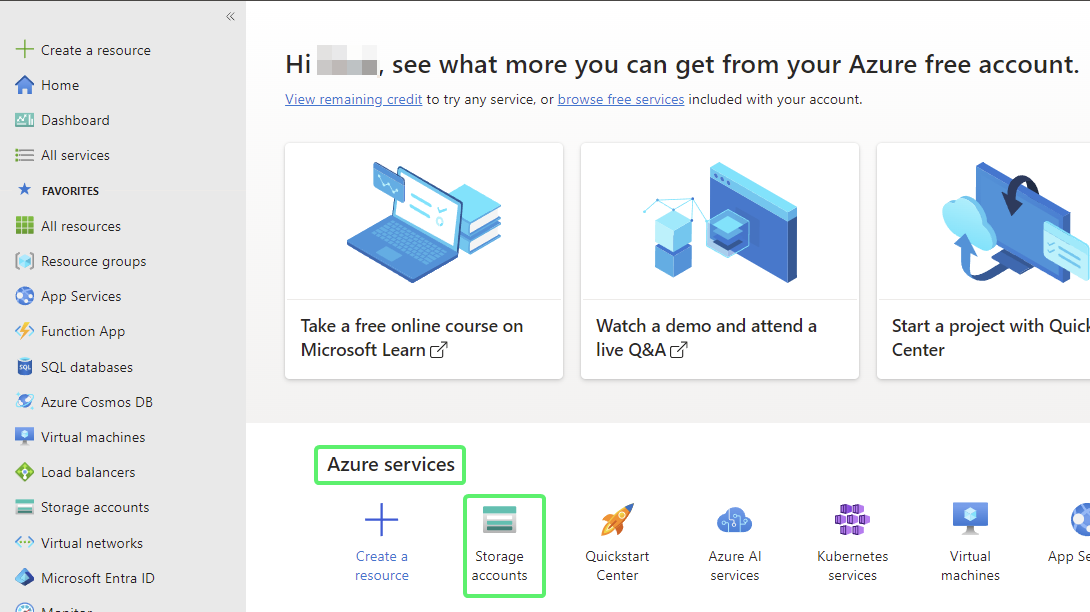 External Storage Hosting How To Configure Azure Blob Storage Support Center