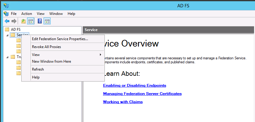 Configuring ADFS SAML 2.0 – Support Center